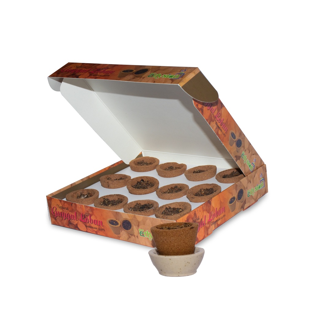 100% Natural Guggal Sambrani Dhoop Cups